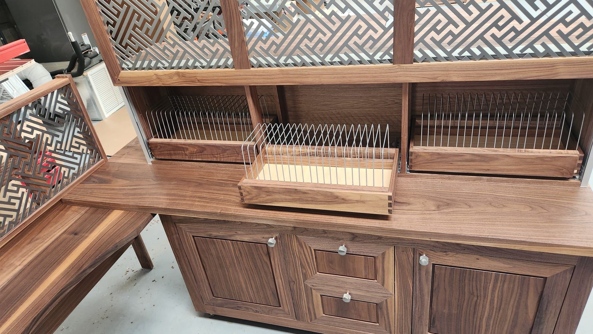 Executive Wrap Around Desk - Noble Artisan Woodworks